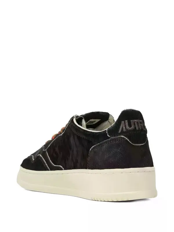 AUTRY Medalist Pony-hair Low-top Sneakers