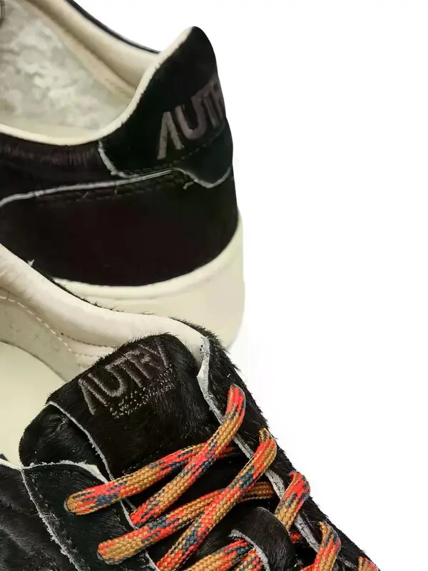 AUTRY Medalist Pony-hair Low-top Sneakers