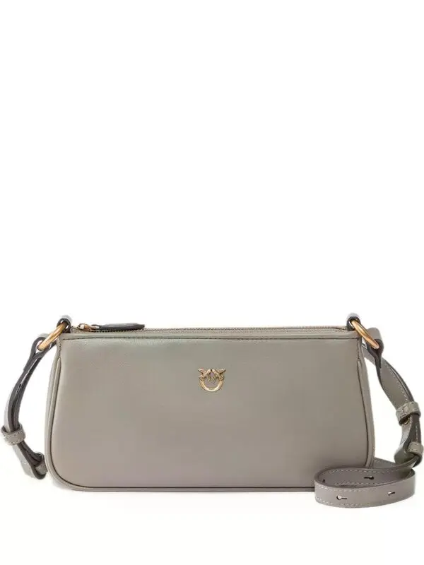 Pinko Zip-fastening Leather Mini Bag - Grey