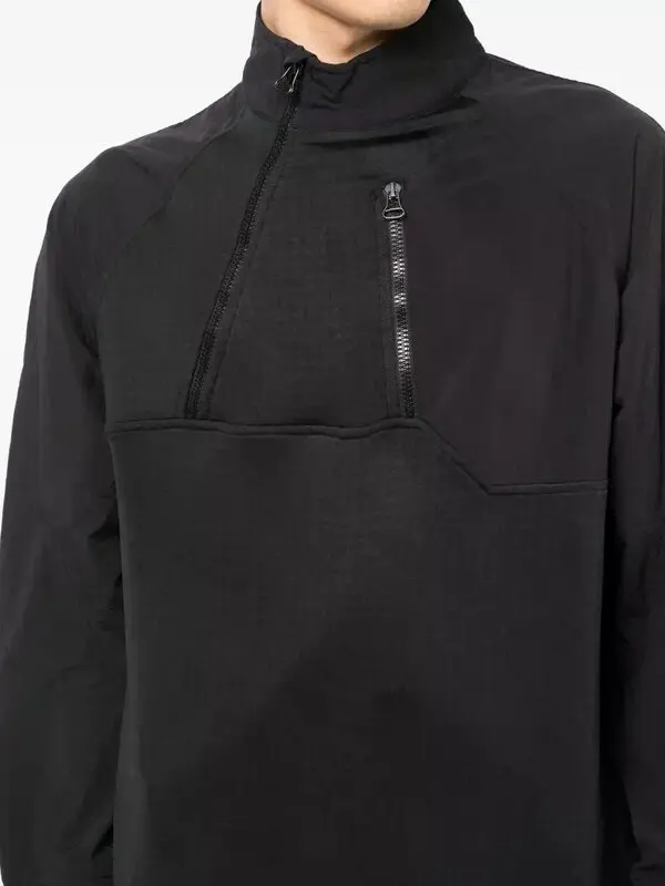 MAHARISHI Diagonal-zip Panelled Sweatshirt