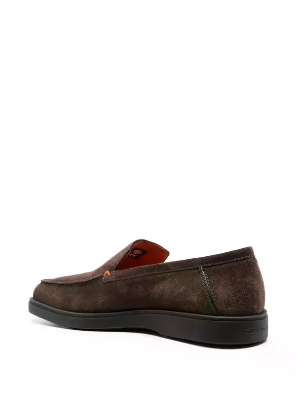 Santoni Suede Loafers