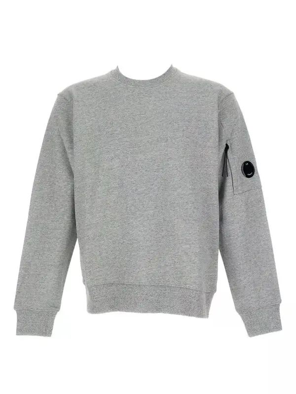 C.P. COMPANY Crew-neck Sweatshirt With Lens Detail