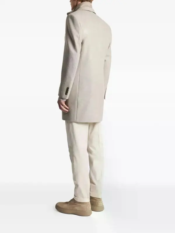 FAY Single-breasted Coat With Notch Lapels