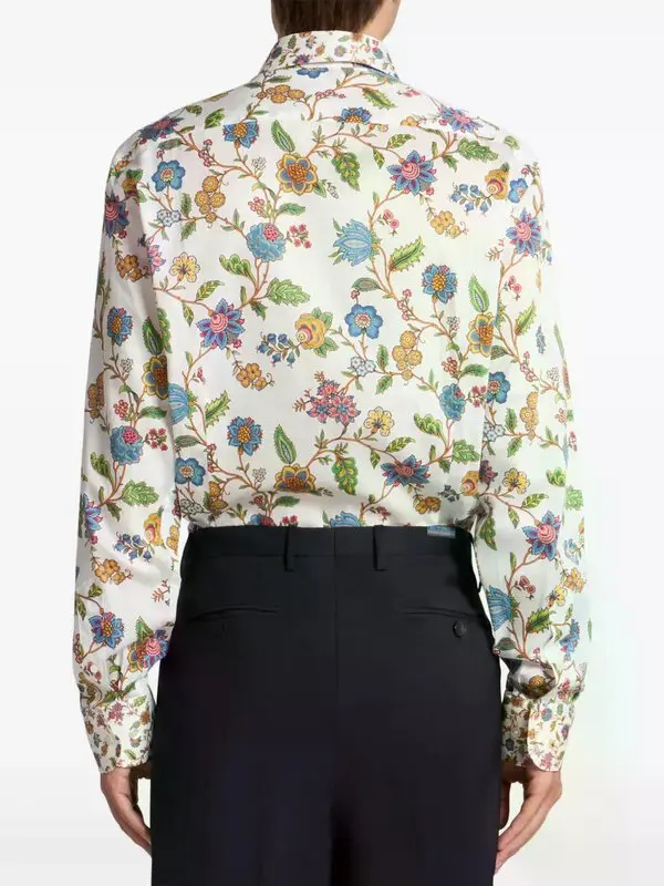 Etro Floral-print Shirt - White