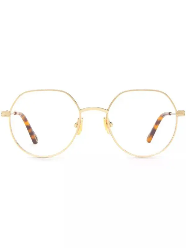 Chloé Round Frame Glasses - Gold