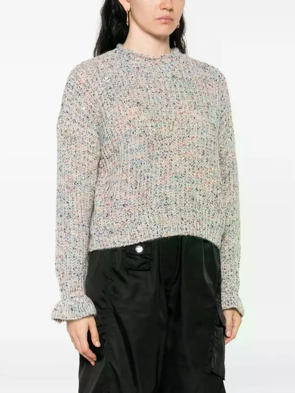 TWINSET Multicolor Speckled Pattern Sweater
