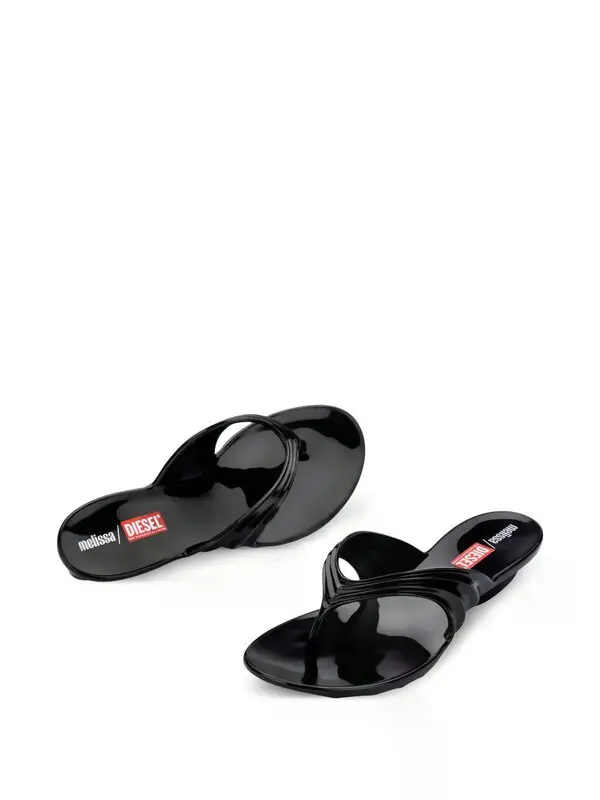 Melissa X Diesel Thong Flip-flops - Black