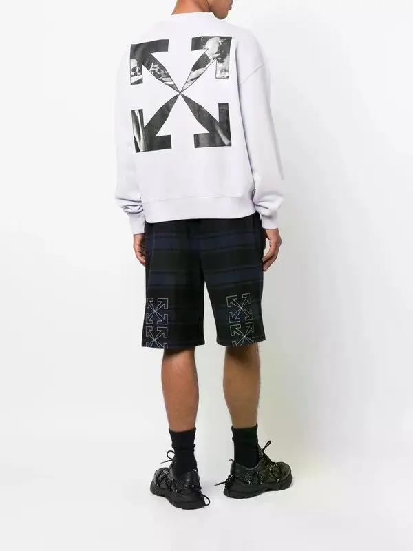 Off-White Cotton Arrows Sweatshirt