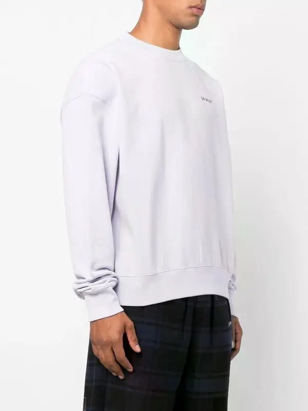 Off-White Cotton Arrows Sweatshirt