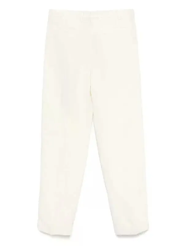 DELL'OGLIO Straight-leg Trousers - Neutrals