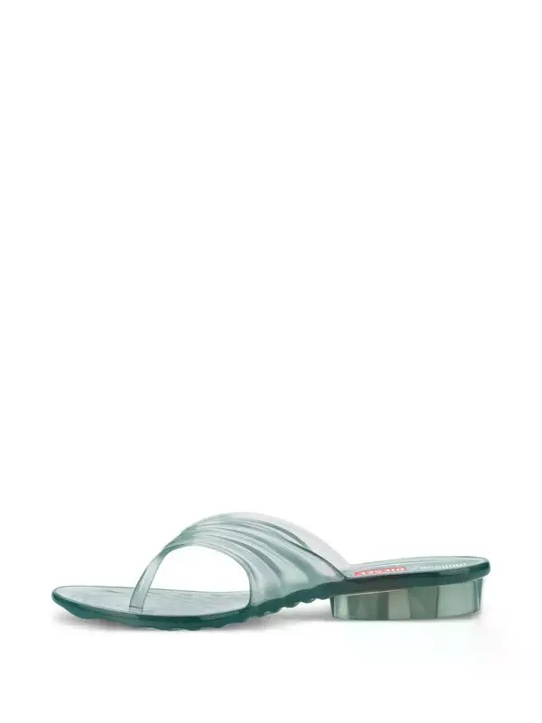 Melissa X Diesel Block Heel Thong Flip-flops - Blue