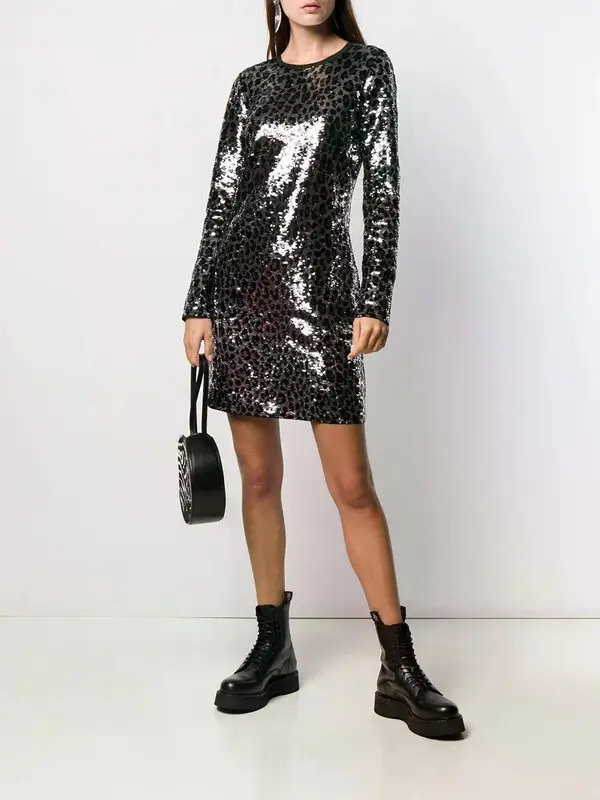 Michael Kors Sequin Embellished Mini Dress