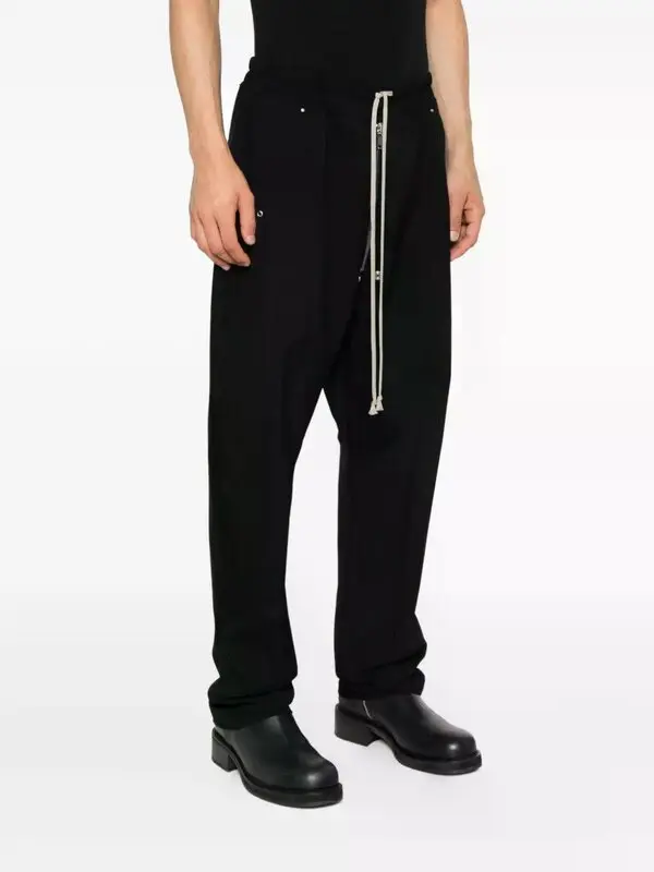 Rick Owens Bela Drawstring Button Trousers
