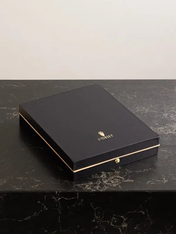 L'Objet Ripple Platinum-plated Picture Frame
