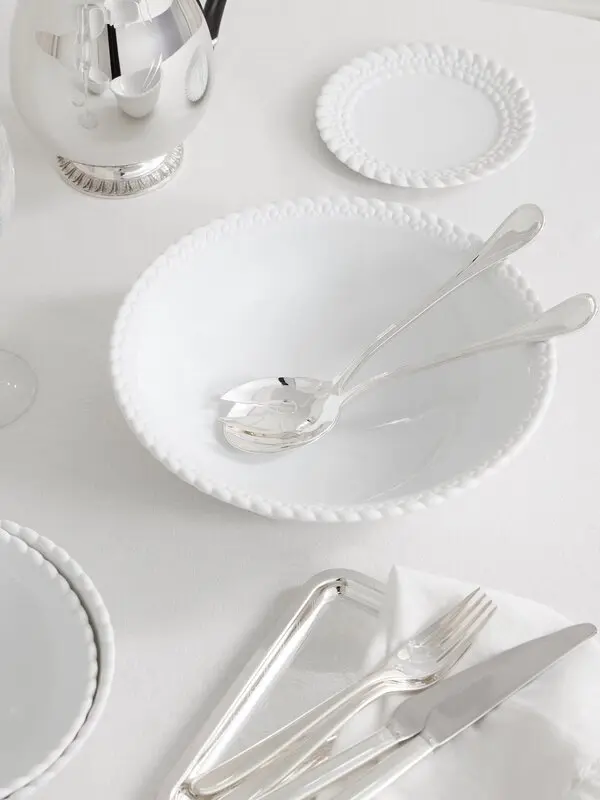 Christofle Albi Set Of Two -plated Salad Servers