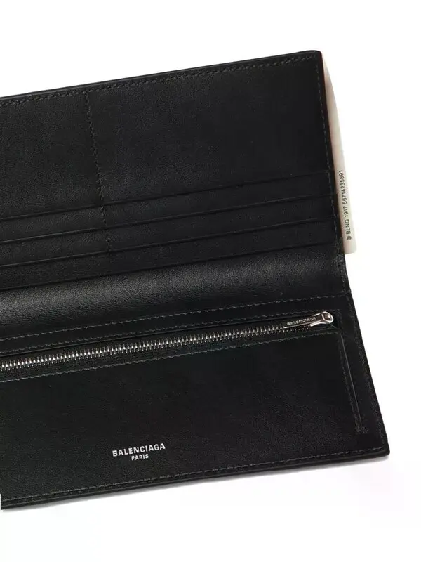 Balenciaga Long Wallet 1 Ticket Leather Wallet