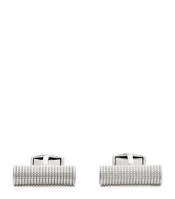 Tateossian Polished Cable Rope Cufflinks
