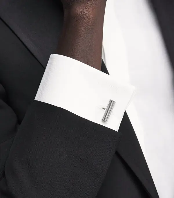 Tateossian Polished Cable Rope Cufflinks