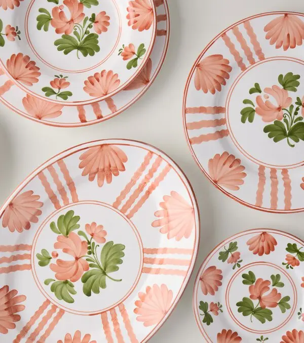 CABANA Blossom Ceramic Platter - Multicoloured