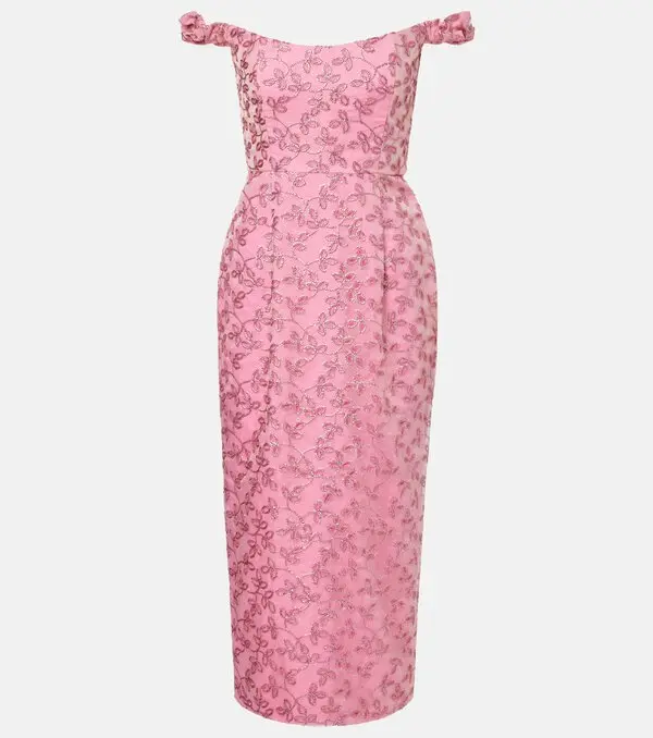 MARKARIAN Amina Sequined Midi Dress