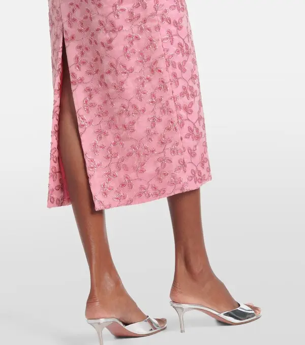 MARKARIAN Amina Sequined Midi Dress