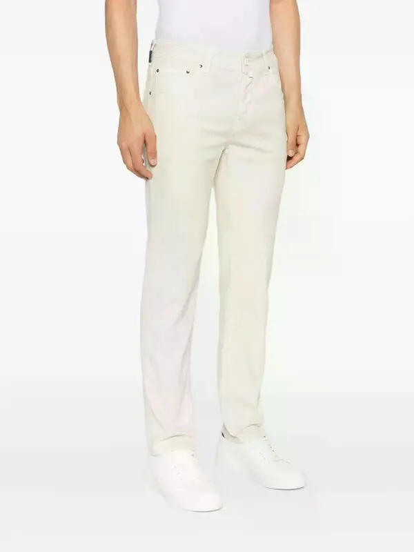Jacob Cohen Bard Frayed Jeans - Neutrals