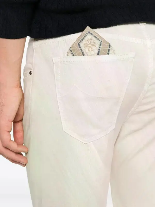 Jacob Cohen Bard Frayed Jeans - Neutrals