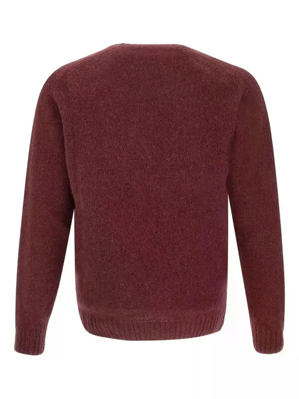 FILIPPO DE LAURENTIIS Ribbed Crew-neck Sweater - Red