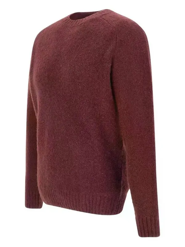 FILIPPO DE LAURENTIIS Ribbed Crew-neck Sweater - Red