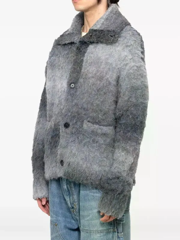 KAMIYA Sailor-collar Cardigan - Black