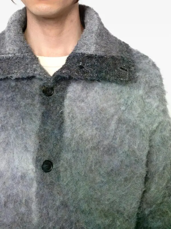 KAMIYA Sailor-collar Cardigan - Black