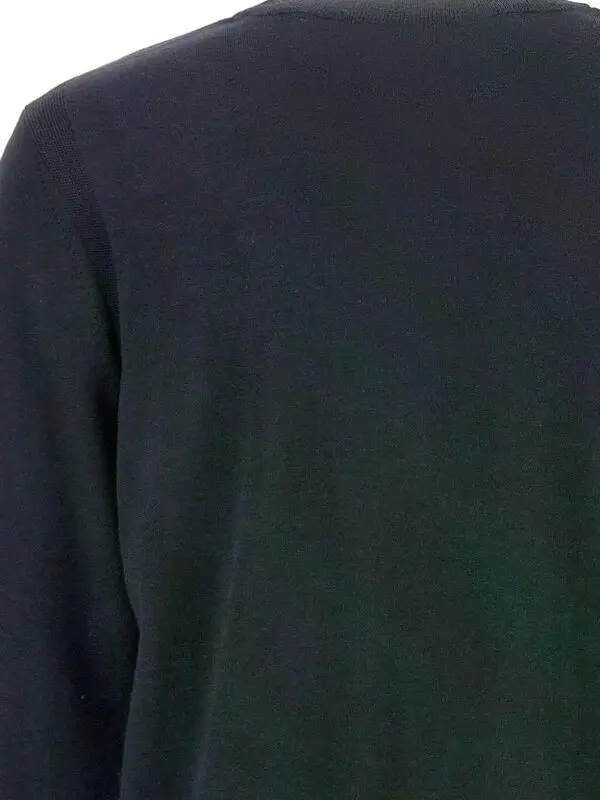BOSS Crew Neck Long Sleeve Sweater With Ribbed Hem