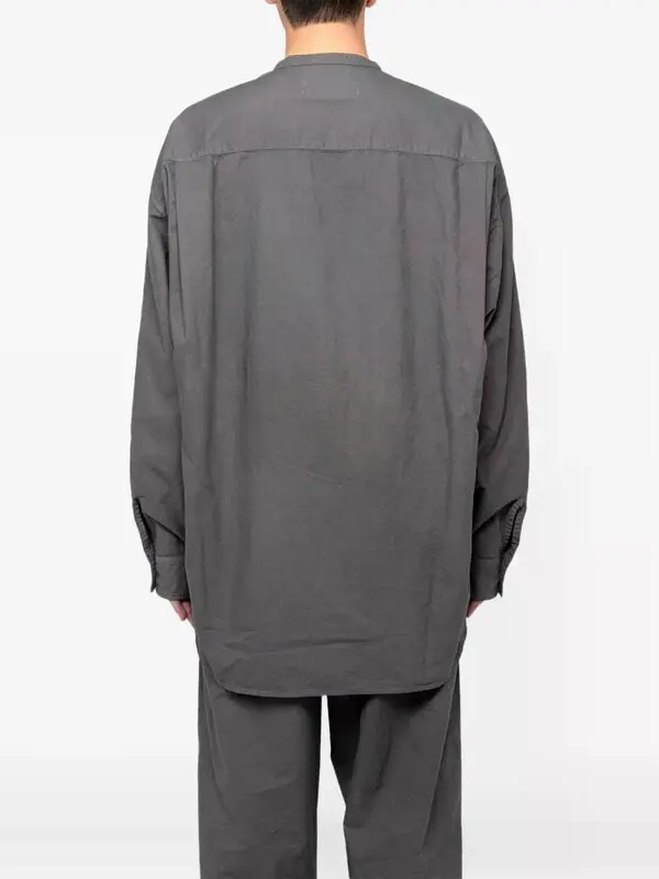 IN･STRU(MEN-TAL). Band-collar Long-sleeve Shirt