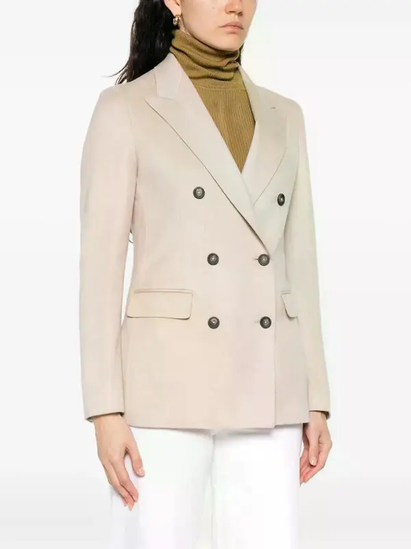 Tagliatore Buttoned Double-breasted Jacket - Neutrals