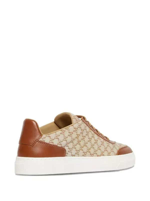 Max Mara Monogram Panel Lace-up Sneakers