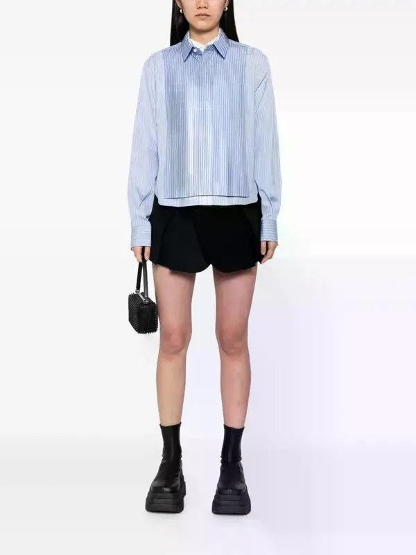 Sacai Poplin Shirt With Chest Pockets