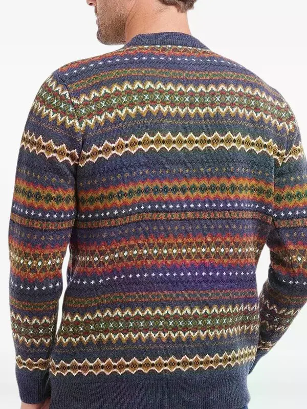 Barbour Graphic-print Wool Jumper