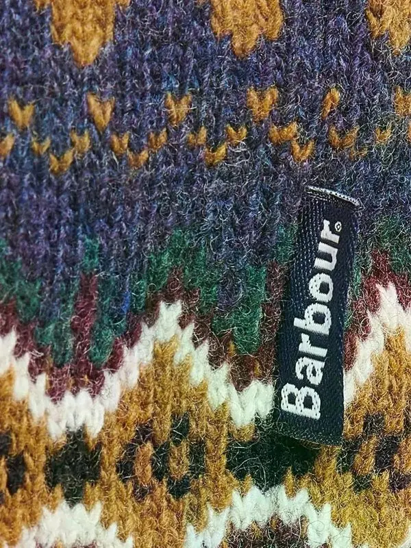 Barbour Graphic-print Wool Jumper