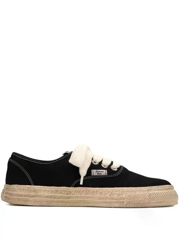 GENERAL SCALE. General Scale Canvas Low-top Sneakers - Black