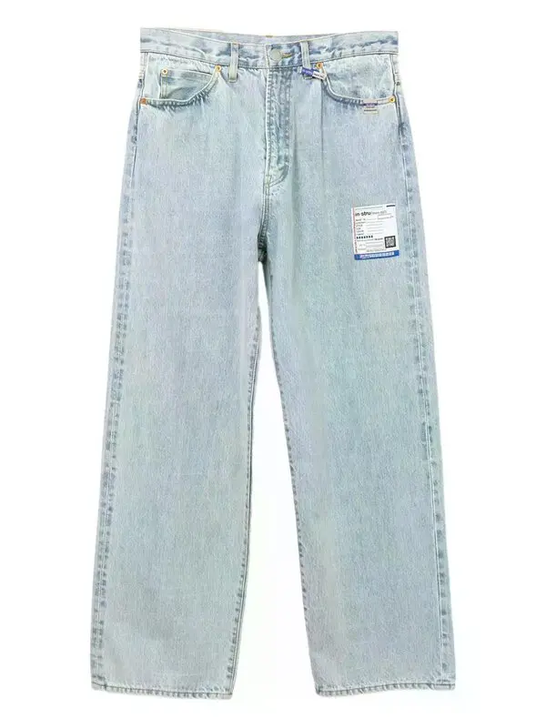 IN･STRU(MEN-TAL). Logo Patch Jeans