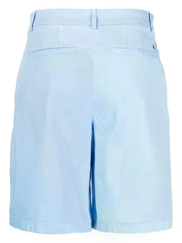 Tommy Hilfiger Embroidered Logo Cotton-lyocell Blend Shorts