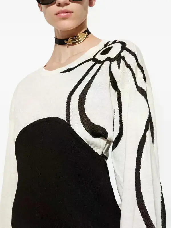Emilio Pucci Abstract Print Knit Dress