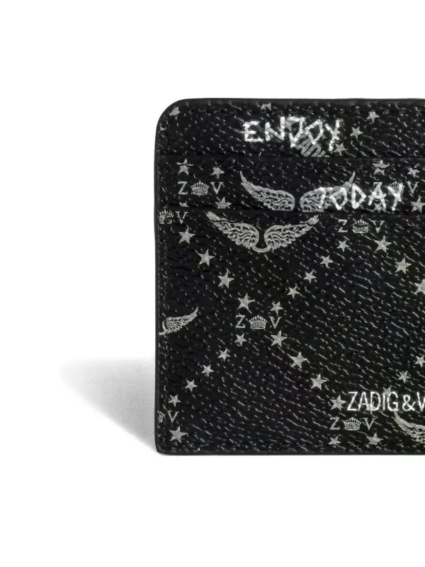 Zadig&Voltaire Pass Monogram Cardholder - Blue