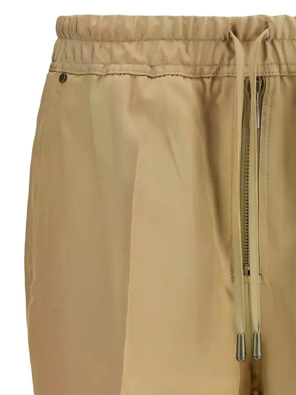 True Royal Drawstring Zip Trousers