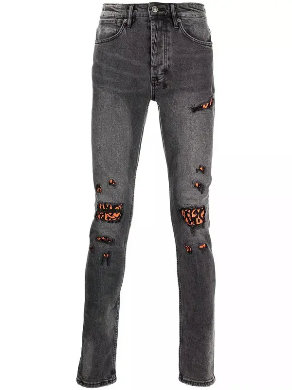 Ksubi Skinny Jeans With Ripped Detailing
