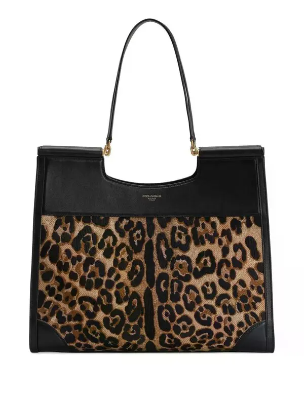 Dolce & Gabbana Large Sicily Tote Bag - Brown
