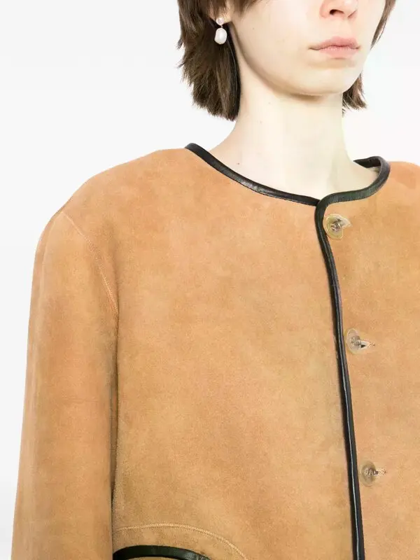 BLAZÉ MILANO Shearling Jacket - Neutrals
