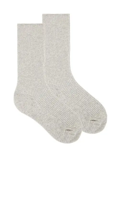 Eterne Classic Rib Socks - Grey