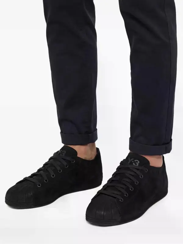 Y3 Suede Shell-toe Sneakers