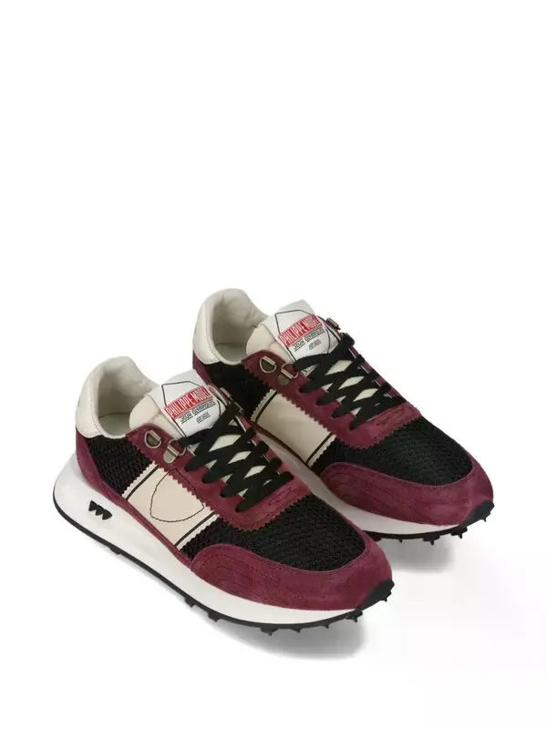 Philippe Model Suede And Mesh Panelled Low-top Sneakers